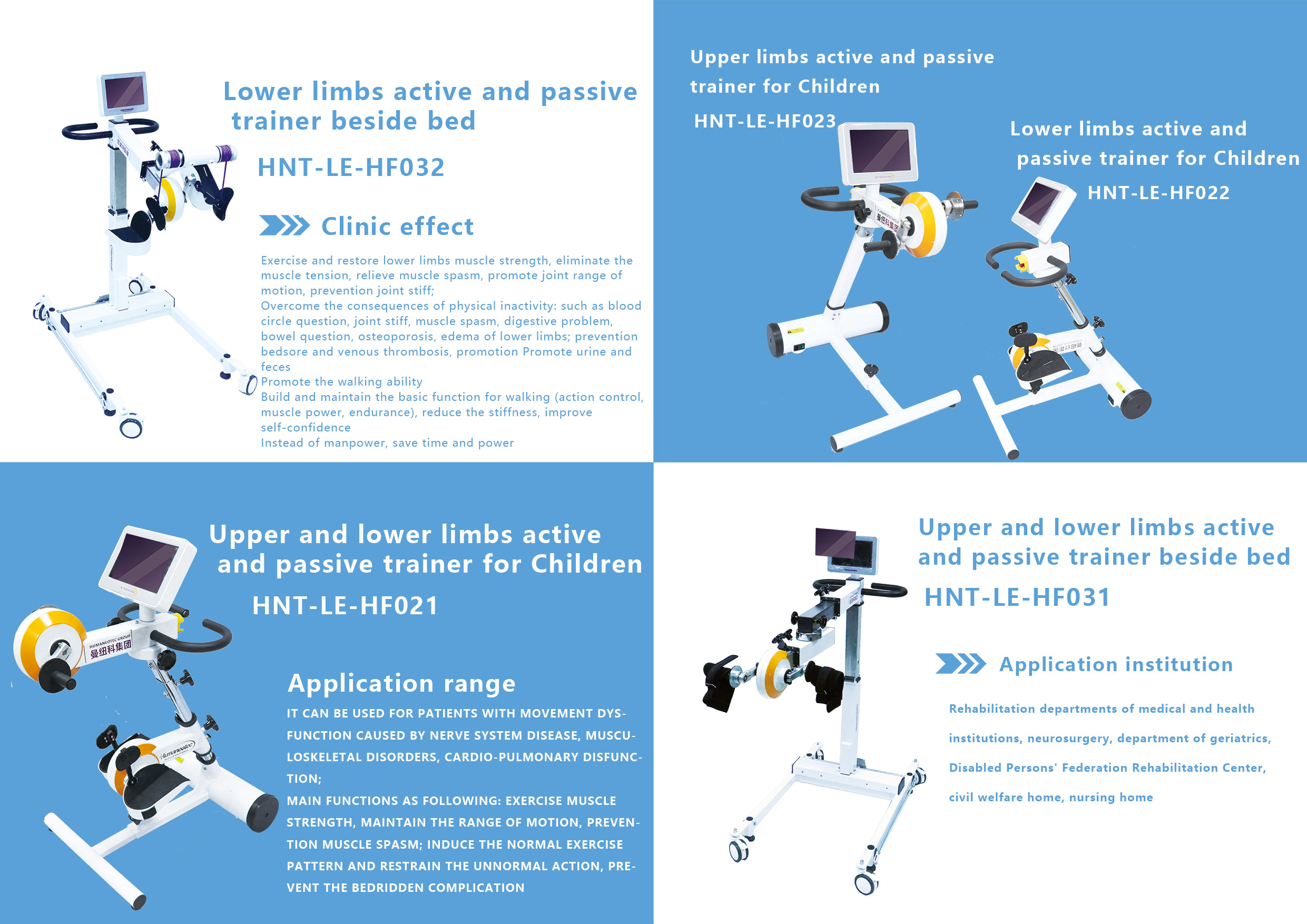 Upper and Lower limbs active and passive trainer - Rehabilitation & exercise - Manufacturer ...